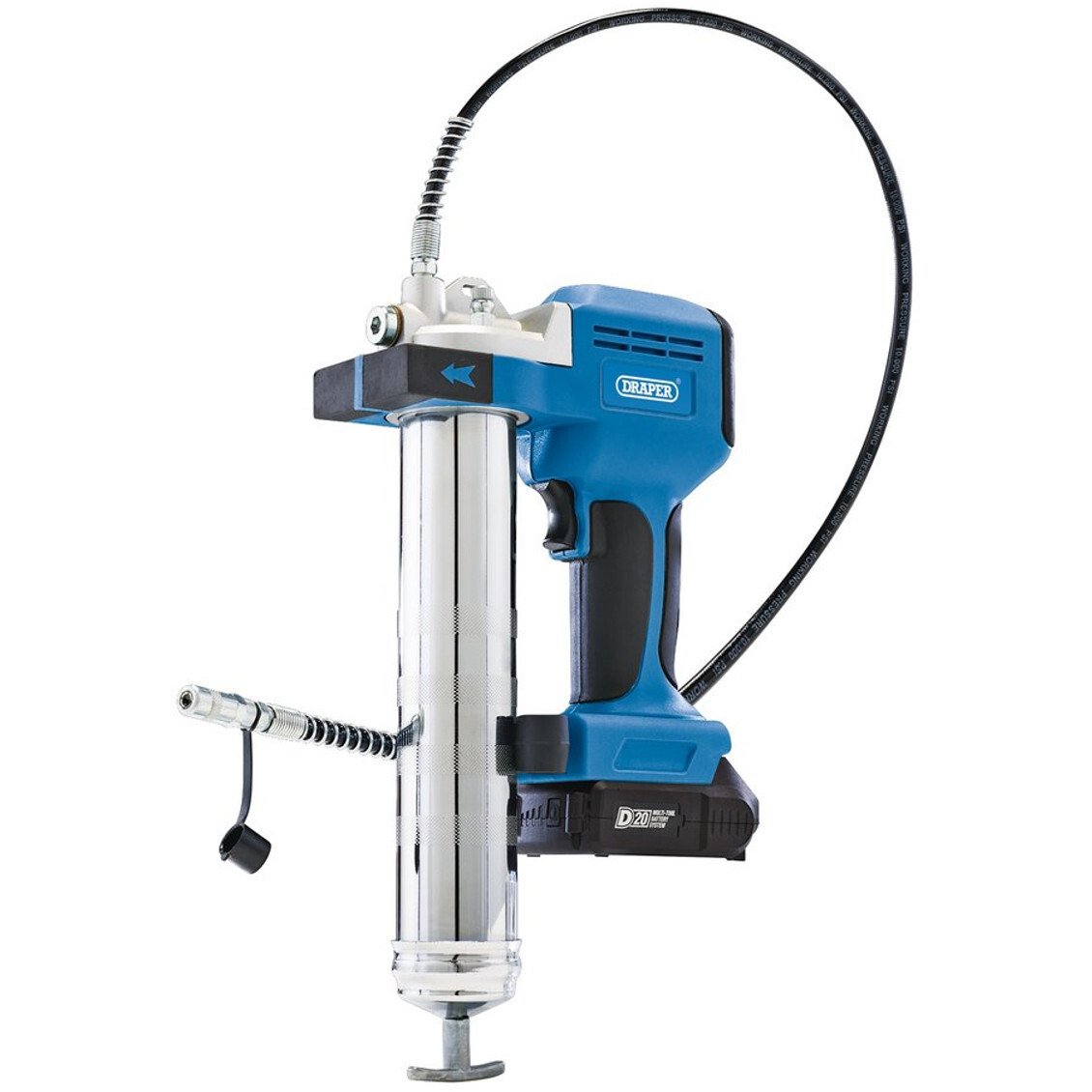 Draper 03359 D20 20V Grease Gun Kit With 1 x 2.0Ah Battery and Charger ...