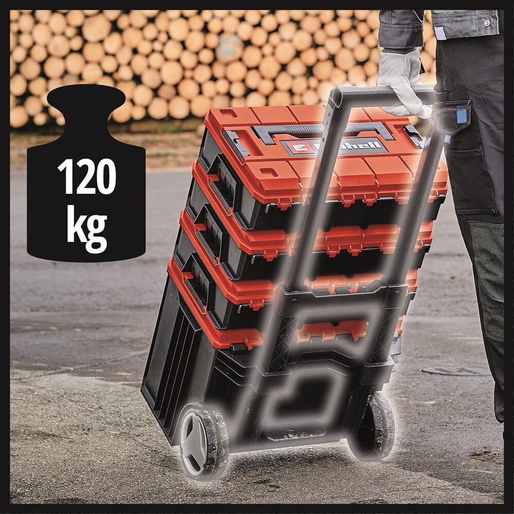 Einhell E Case L Deep Stackable Case With Trolley from Lawson HIS