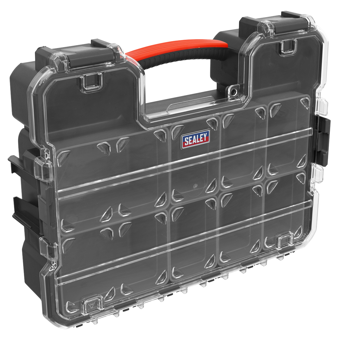 Sealey APAS10R Parts Storage Case with Fixed & Removable Compartments ...