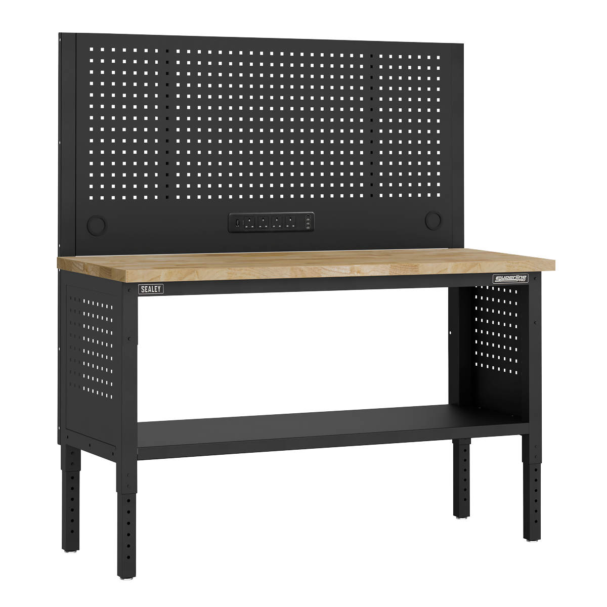Sealey APMWB60COMBOW Superline PRO Modular Workbench with Pegboard Back ...