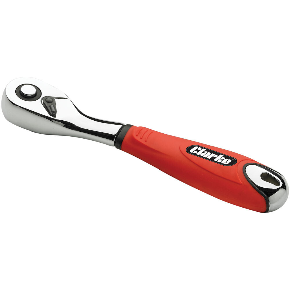 Clarke 1700530 PRO130 1/4" Drive Pro Ratchet (Polished Chrome) from ...