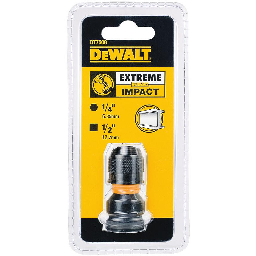 DeWalt DT7508-QZ 1/2" Square To 1/4" Hex Conversion Adaptor from Lawson HIS