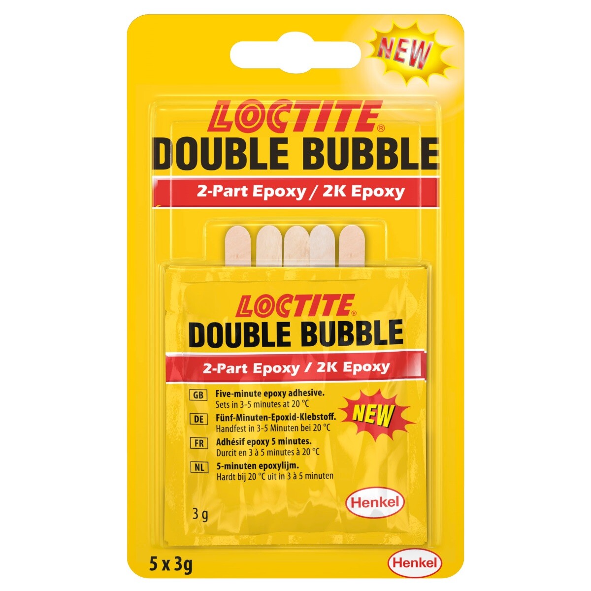 Loctite Bondmaster E01 3-gram Double Bubble Two Part Epoxy 3 gram ...