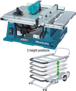 Makita 2704NX1 260mm 1650W Table Saw with Stand from Lawson HIS