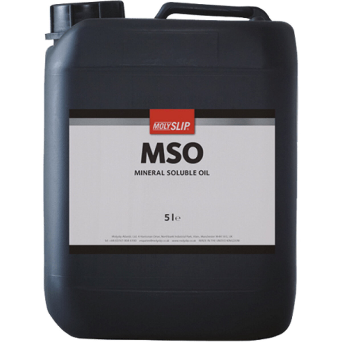 Molyslip M244055 MSO Mineral Soluble Cutting Oil 5L from Lawson HIS