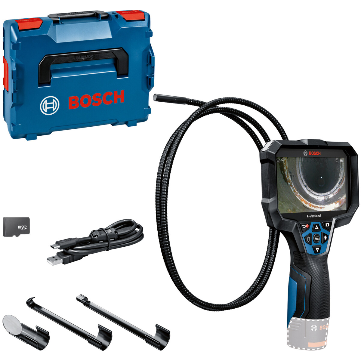 Bosch GIC 12V-5-27 C Body Only 12v Professional Inspection Camera in L-Boxx from Lawson HIS
