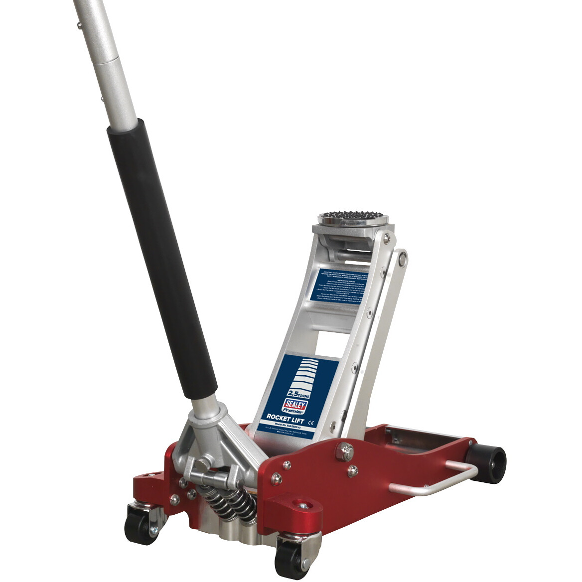 Sealey RJA2500 Trolley Jack 2.5tonne Low Entry Aluminium Rocket Lift ...