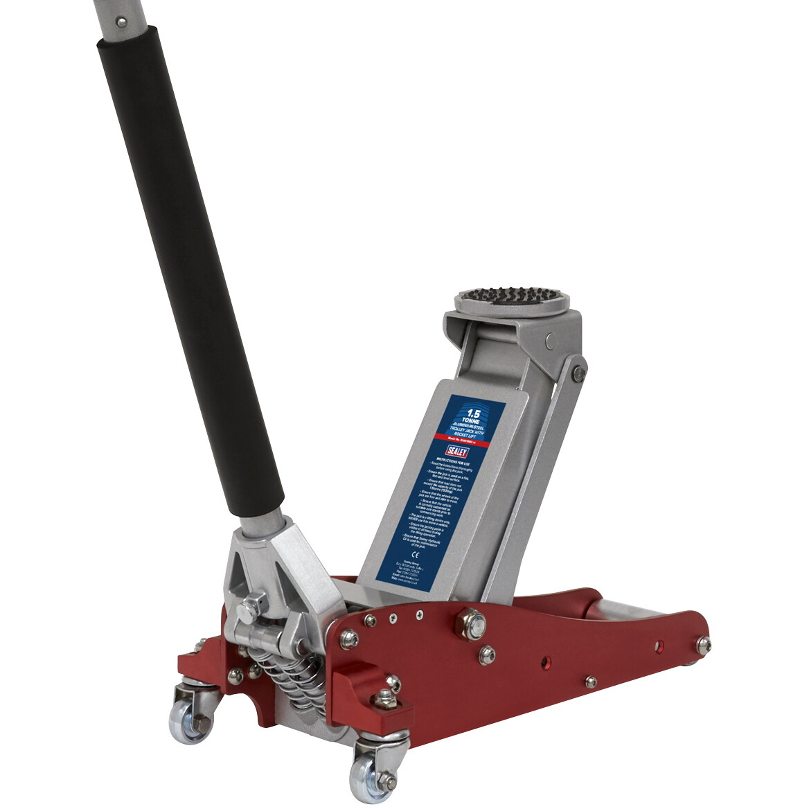 Sealey RJAS1500 Trolley Jack 1.5tonne Aluminium/Steel Rocket Lift from ...