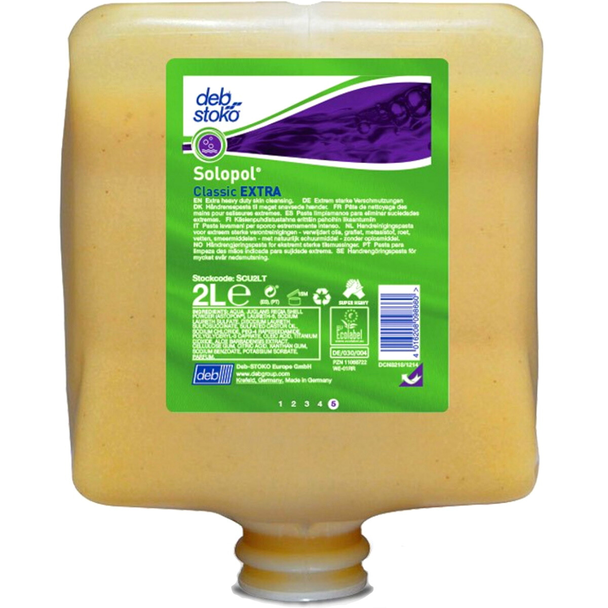 Deb SCU2LT Solopol® Classic Solvent-Free Extra Heavy Duty Hand ...