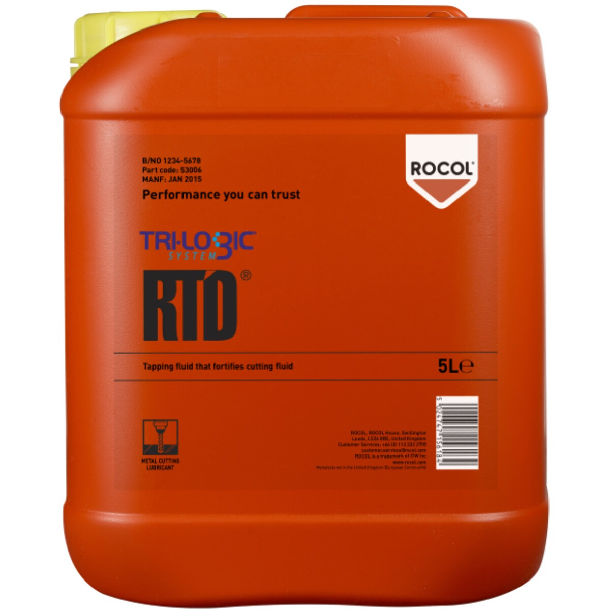Rocol 53006 Tri-Logic RTD - Tapping Fluid that Fortifies Cutting Fluid ...
